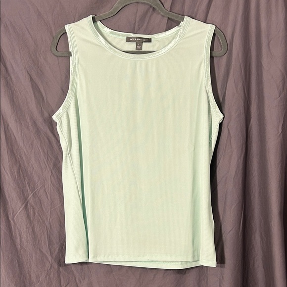 Kate & Mallory | Tops | Kate Mallory Mint Green Ribbed Tank Top | Poshmark